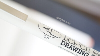Review: Marvy Le Pen Technical Drawing Pens - curlytea.com